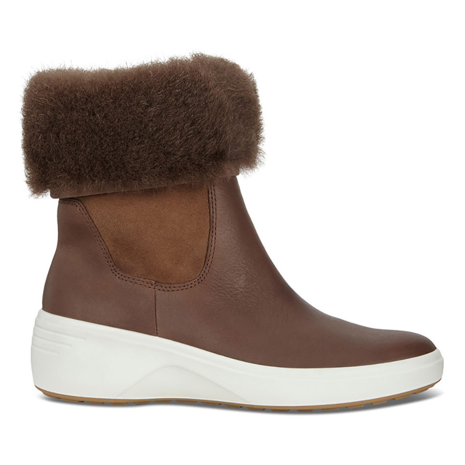 خرید بوت چرمی زنانه اکو ECCO SOFT 7 WEDGE TRED